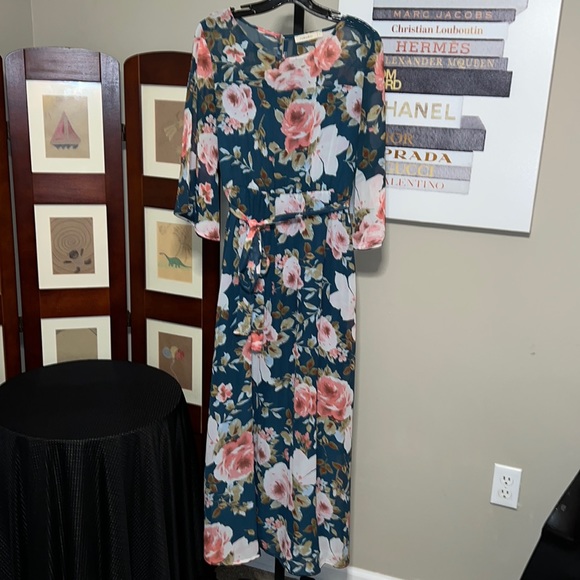 Rokoko By Dazz | Dresses | Nwot Rokoko Floral Lined Dress | Poshmark